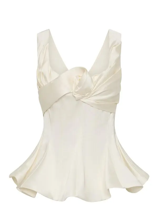 Rachel Gilbert Jacquetta Top - Ivory