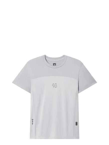 ASRV Aerosilver Upf50 Run Tee - Slate Grey