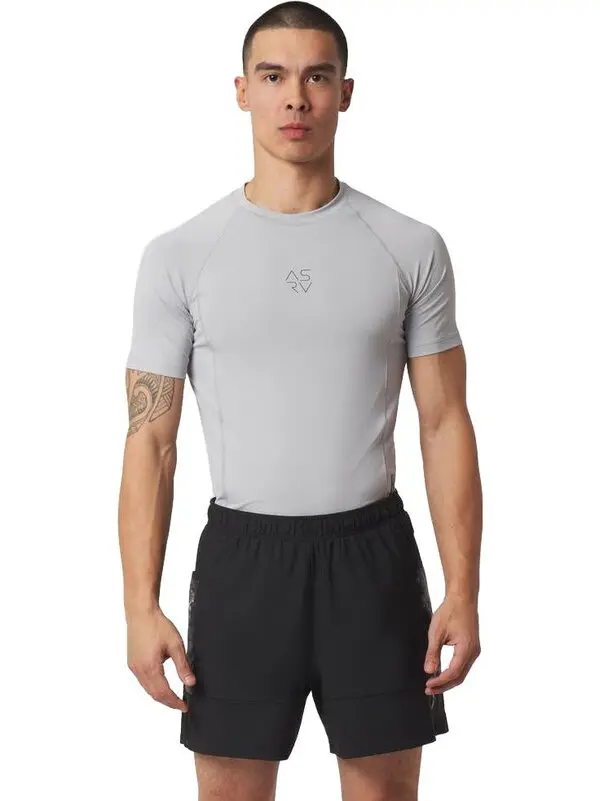 ASRV Lycra Adaptiv Baselayer Short Sleeve Tee - Slate Grey