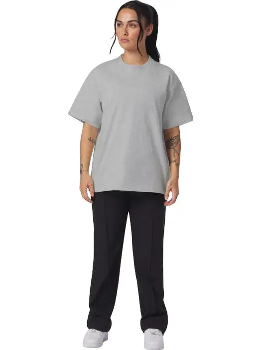 ASRV Distressed Relaxed Tee - Heather Grey