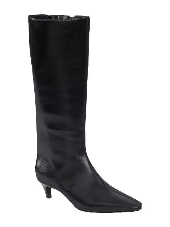 Matisse Lucian Faux Leather Knee High Boot - Black