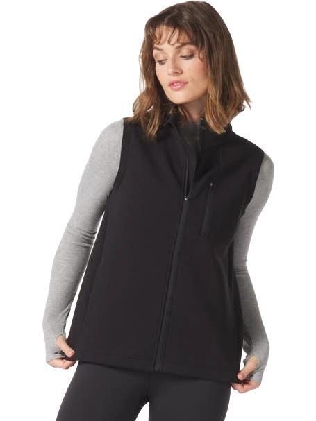 GLYDER Scuba Knit Vest - Black
