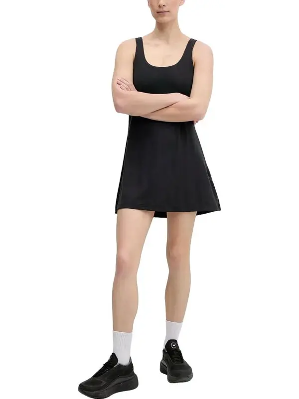 Under Armour Motion Scoop-neck Mini Dress - Black