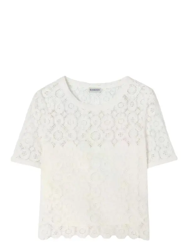 Burberry Lace Top - Neutrals