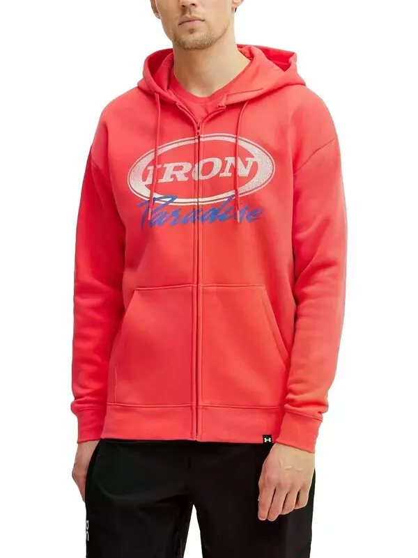 Under Armour Print Zip-up Hoodie - Red