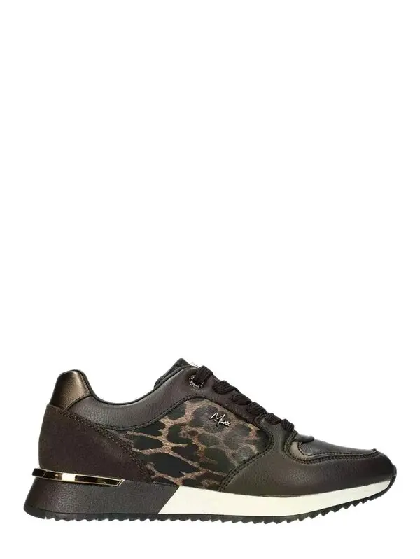 MEXX Fleur Ellen Leopard-print Panelled Sneakers - Brown