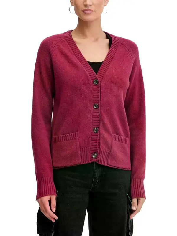 SILVIAN HEACH Button V-neck Cardigan - Red