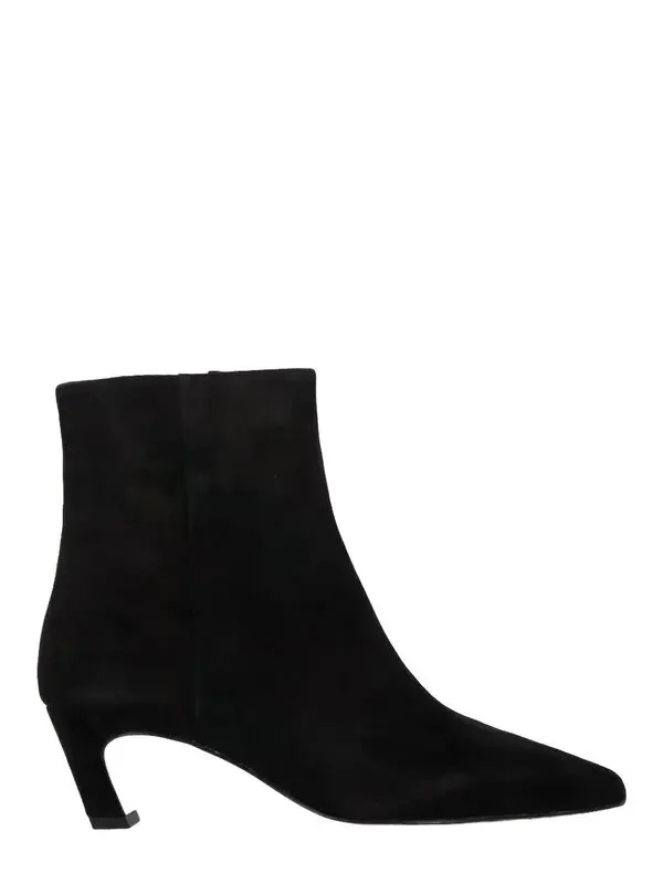 Ash Vicky Pointed-toe Ankle Boots - Black