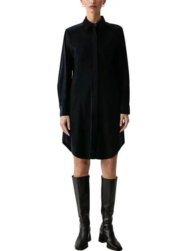 Marc O'polo Corduroy Shirt Mini Dress - Blue