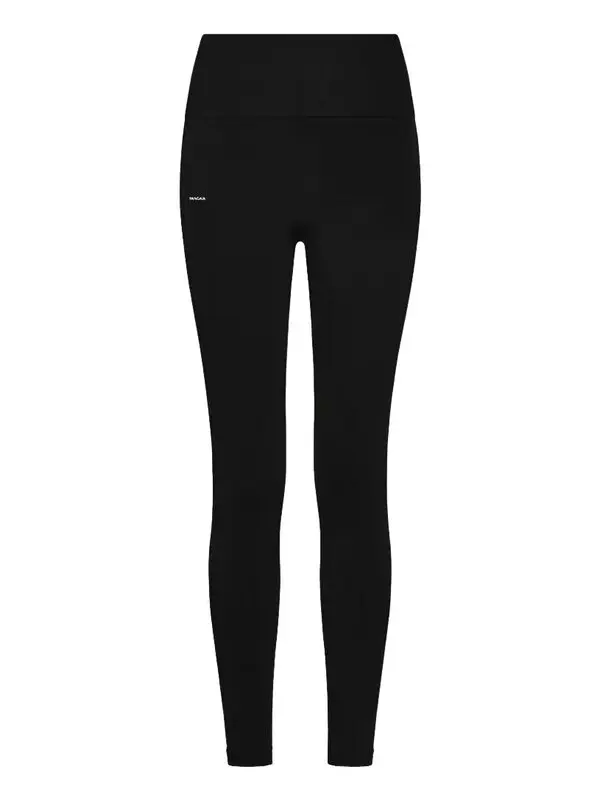PANGAIA Logo-print Leggings - Black