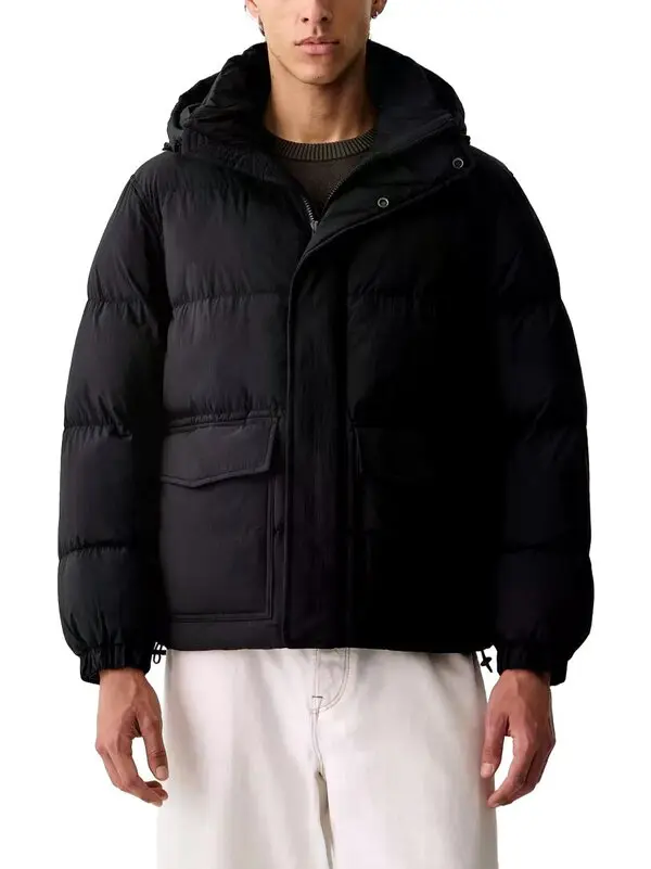 Marc O'polo Quilted Hooded Jacket - Black