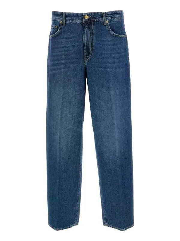 BRIGLIA 1949 Faded Straight-leg Jeans - Blue