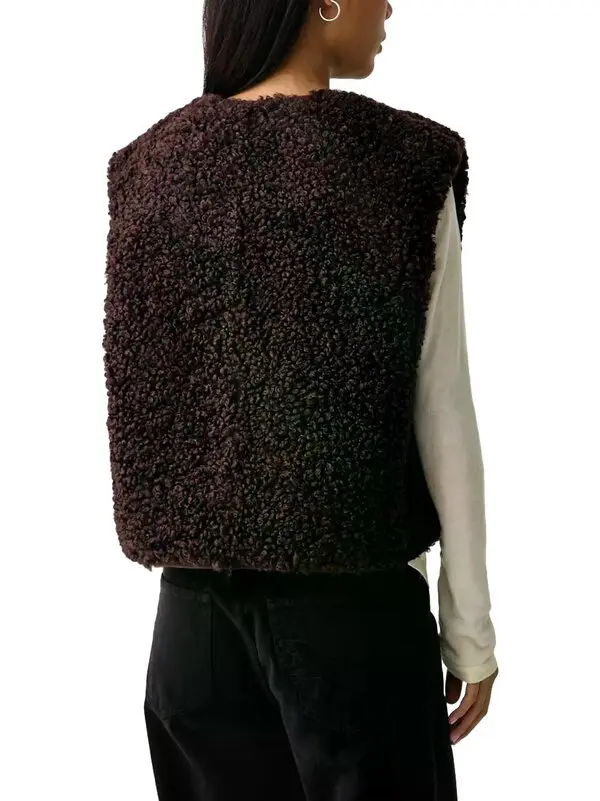 Marc O'polo Bouclé-texture Waiscoat - Brown