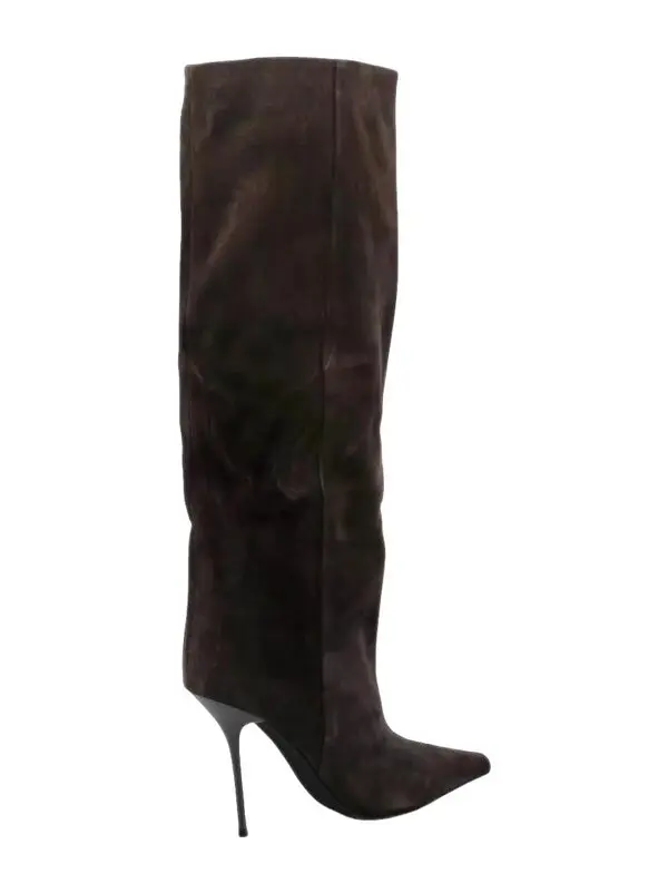 Jeffrey Campbell Suede Pointed-toe Knee-high Boots - Brown