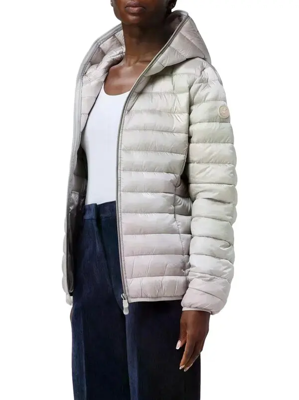 SAVE THE DUCK Alexis Quilted Hooded Jacket - White