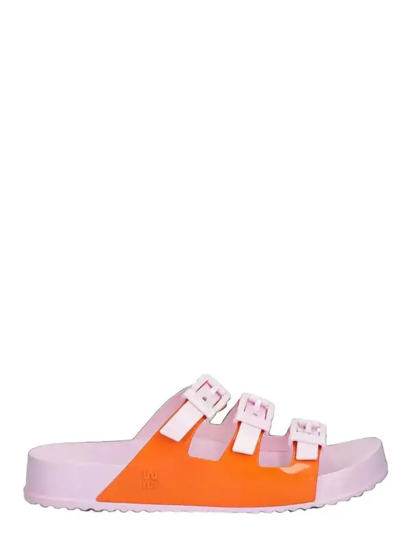 Melissa Cozy Buckle-fastening Slides - Pink