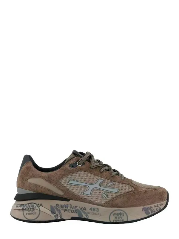 Premiata Moerun Panelled Sneakers - Brown
