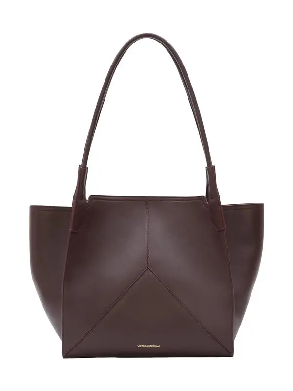 Victoria Beckham Coffee Liqueur Leather Tote Bag - Brown