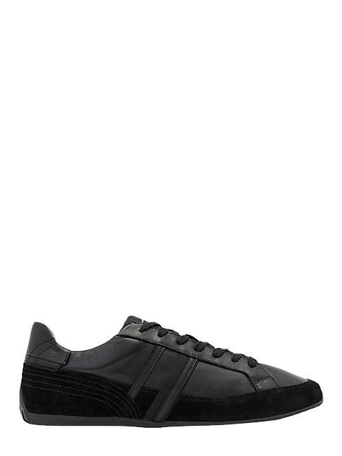 ALLSAINTS Liam Suede And Leather Trainers - Black