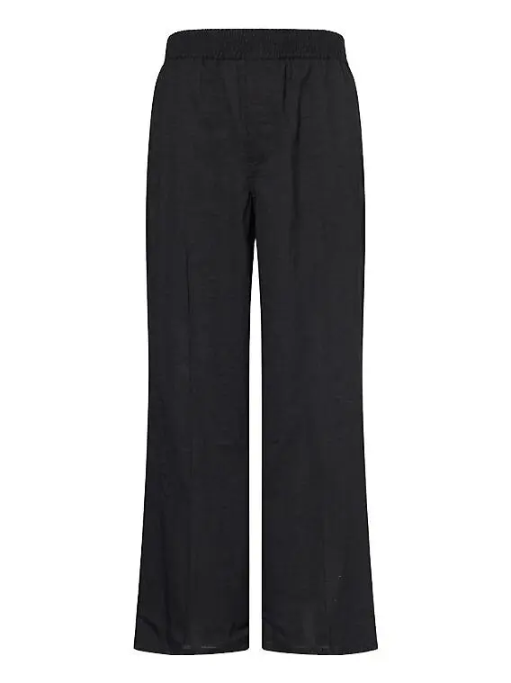 Jacquemus Le Pantalon Miami Linen-blend Trousers - Black