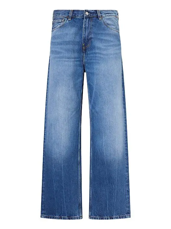 Carhartt Work In Progress Payson Wide-leg Denim Jeans - Blue