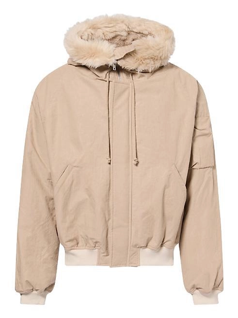 ALEXANDER DIGENOVA Helicopter Wool-trim Cotton Jacket - Tan