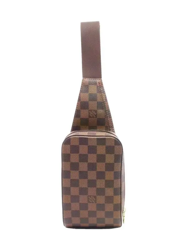 LOUIS VUITTON 2010 Geronimos Damier Ebene Belt Bag - Brown