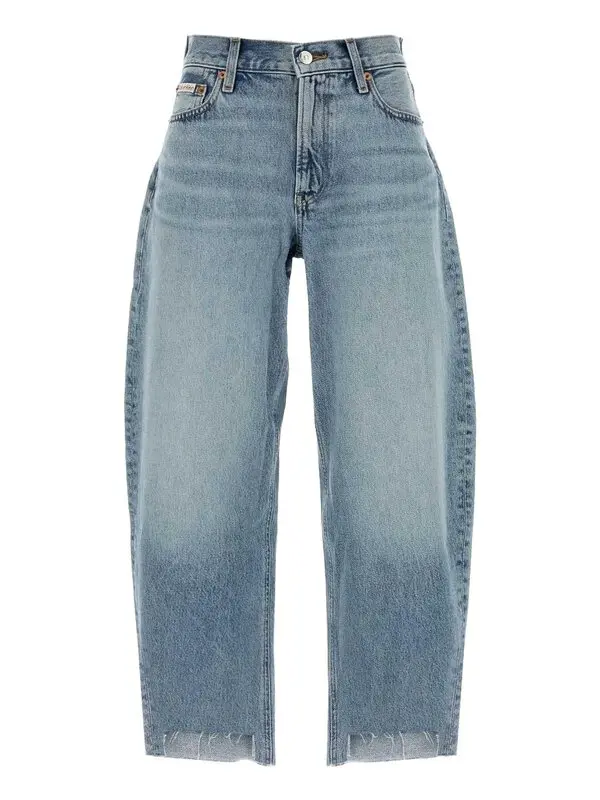 Calvin Klein Denim Wide-leg Jeans - Light Blue