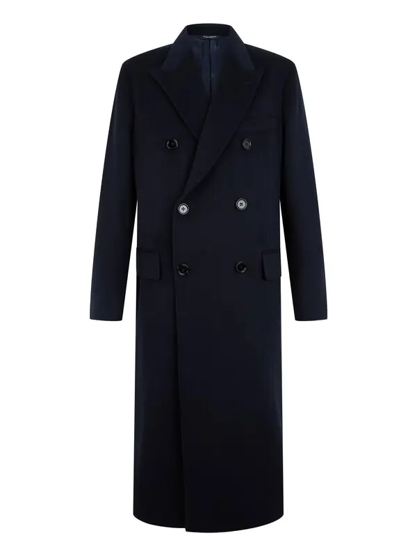 Dolce & Gabbana Virgin Wool Wool Jacket - Blue
