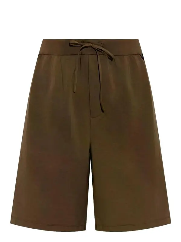 Nike Drawstring-waist Track Shorts - Brown