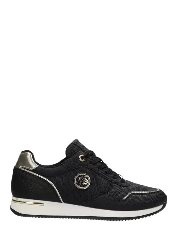 MEXX Eke Caia Logo-plaque Panelled Sneakers - Black