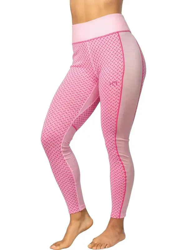 Kari Traa Lekker Geometric-pattern Leggins - Pink