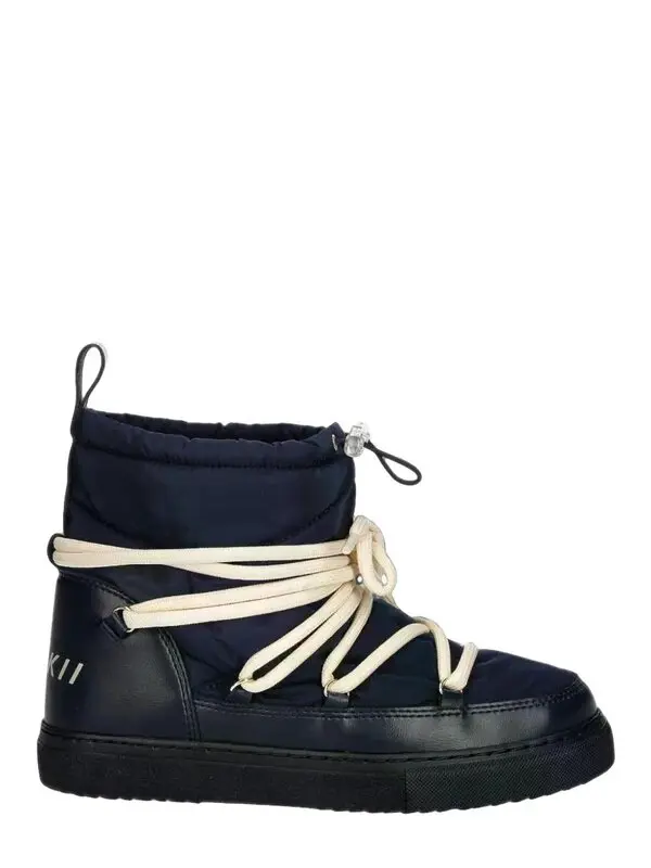 Inuikii Mountain Quilted Ankle Boots - Blue