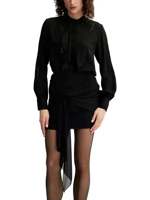 SILVIAN HEACH Ruffled Blouse - Black