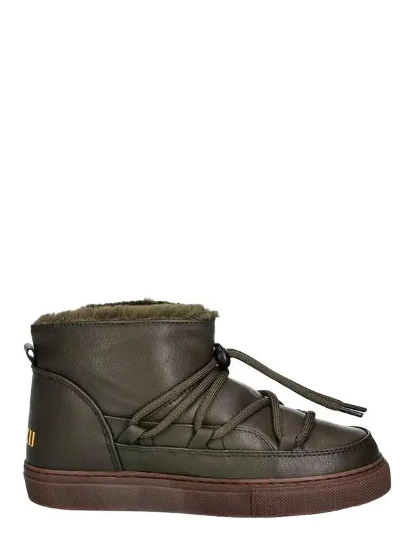 Inuikii Grape Lace-up Ankle Boots - Green