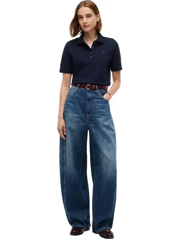 Tommy Hilfiger High-rise Loose Balloon Leg Jean - Cam Mid