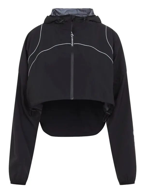 Balenciaga Athletic Cropped Jacket - Black