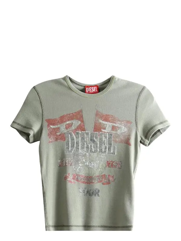 DIESEL® Marsy Rib T-shirt - Green