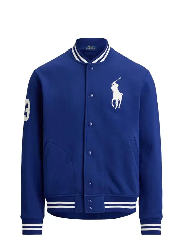 Polo Ralph Lauren Long Sleeve Seasonal Fleece Big Pony Jacket - Blue