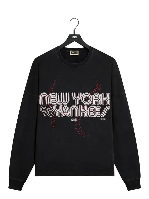Kith For The New York Yankees Vintage Lawson Tee - Black