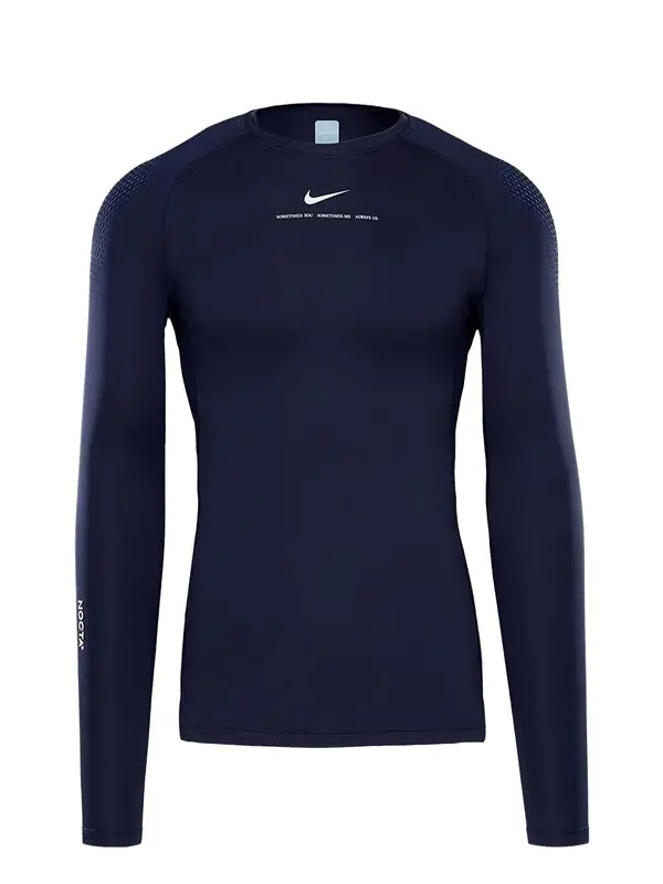 Nike X Nocta Long-sleeve Base Layer Top 'college Navy - Blue