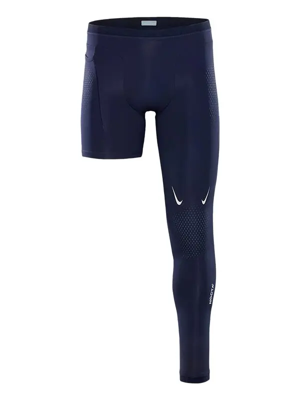 Nike X Nocta Single Leg Tights 'college Navy - Blue