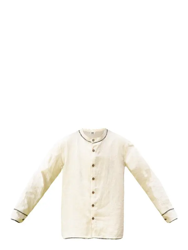 JIWYA Neutrals Sagwan Casual Cotton Jacket - Beige