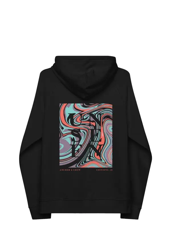 ANCHOR & CREW Eighteen Unseen Editions Organic Cotton Hoodie - Black
