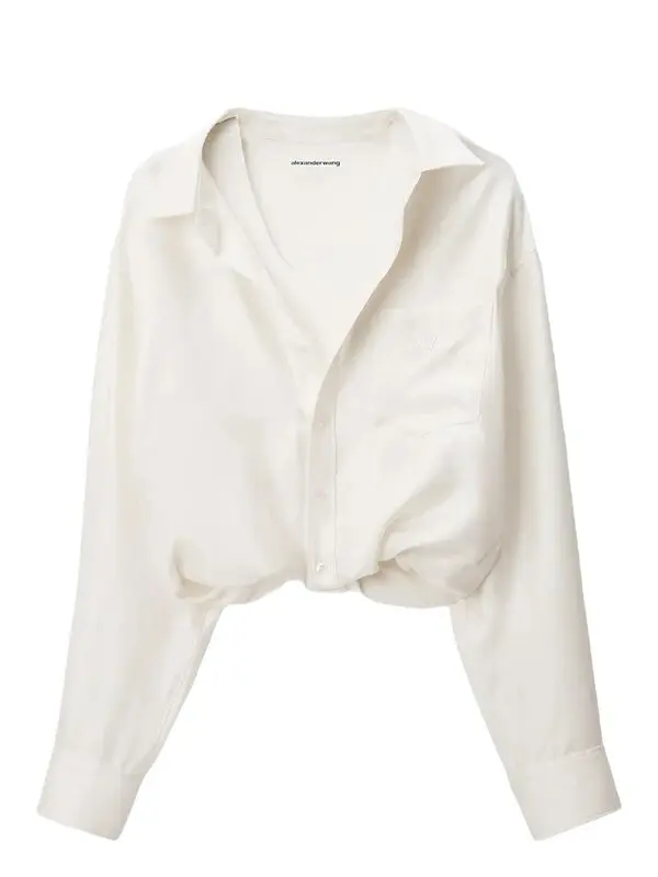 Alexander Wang Shirt Pre-styled Cami Top - Cream