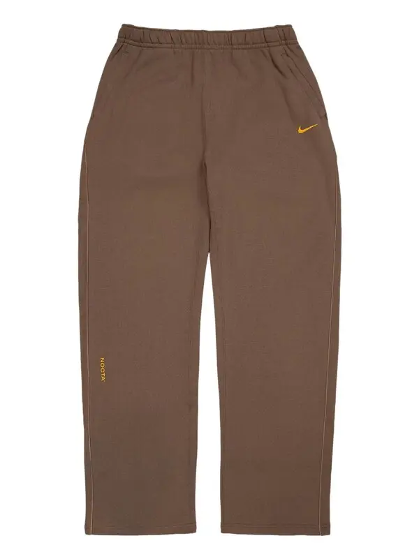 Nike X Nocta Fleece Cs Open Hem Sweatpant 'olive - Grey