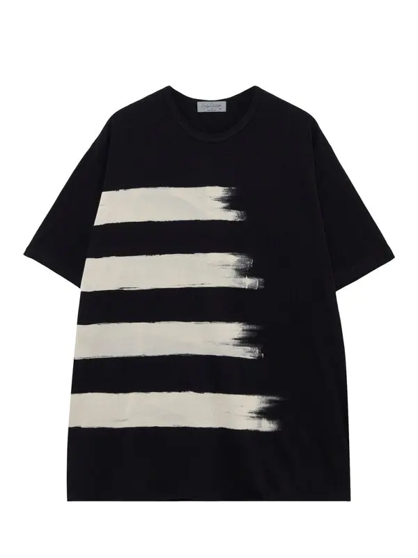 Yohji Yamamoto Round Neck Short-sleeve T-shirt - Black