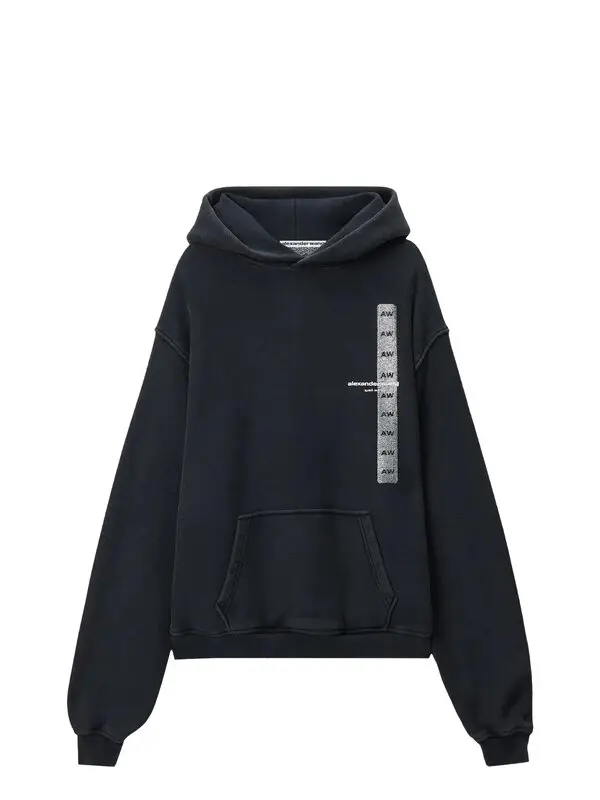 Alexander Wang Flasher Graphic Hoodie - Black