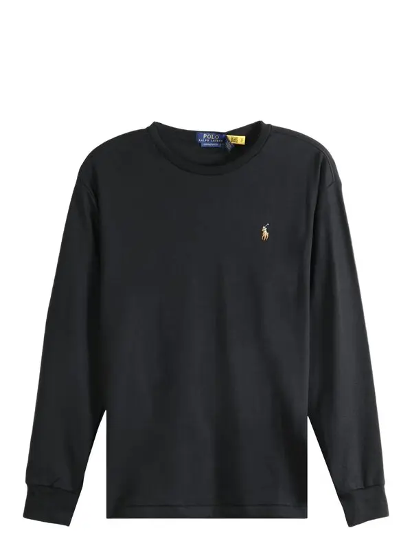 Polo Ralph Lauren Long-sleeve Soft Touch Crewneck T-shirt - Black