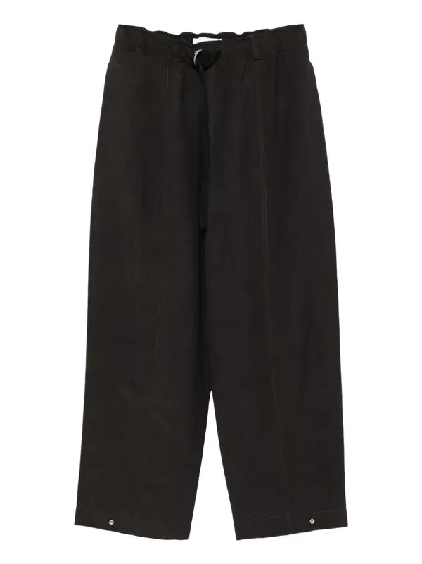 Studio Nicholson Draw Cord Elastic Pant - Tan